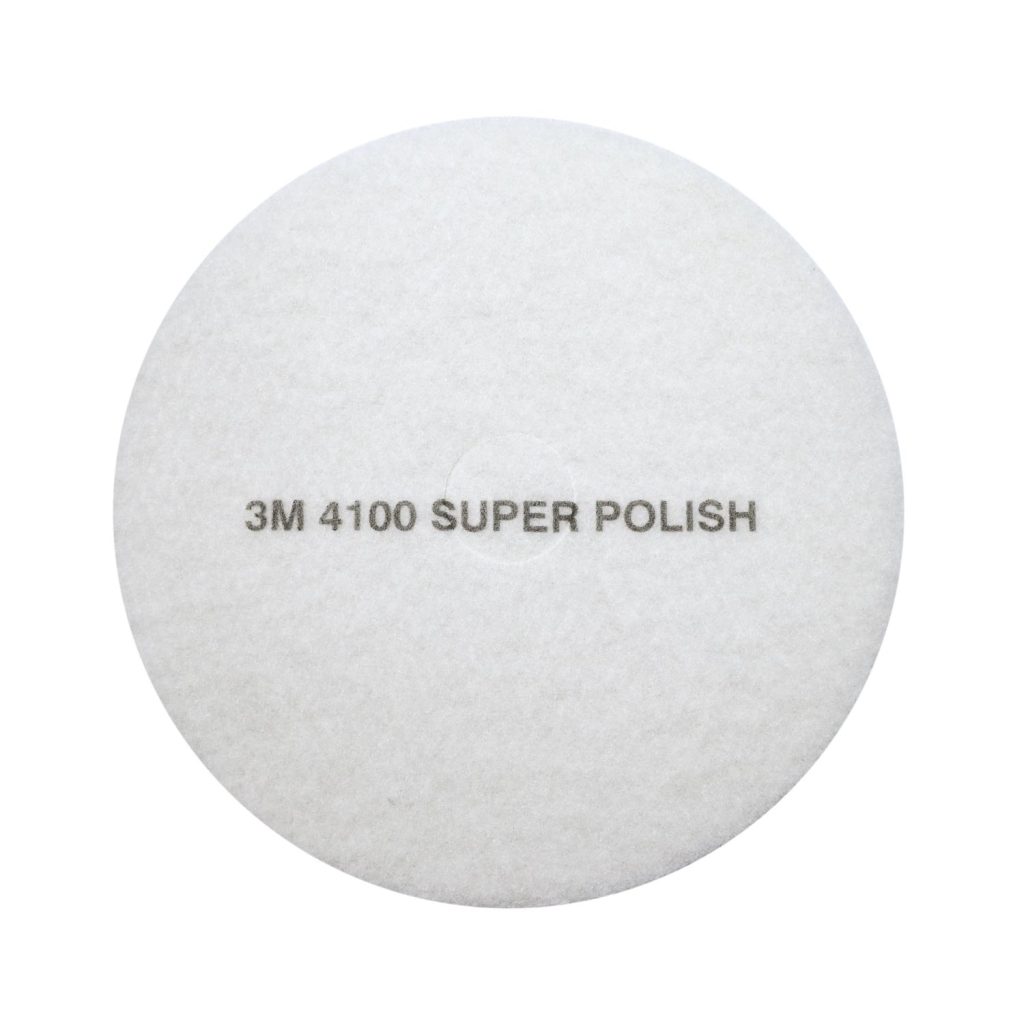 3M White Super Polish Pad 17" - Floorstone Inc.